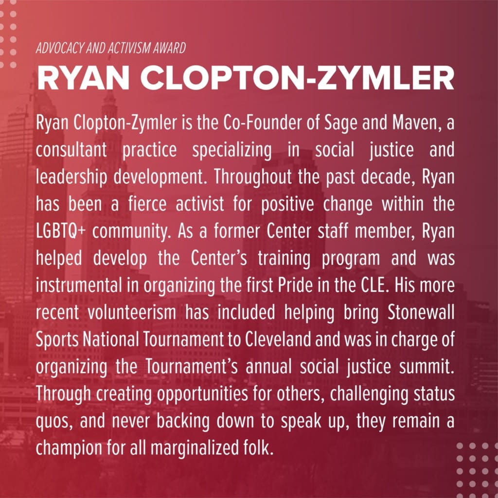 Meet Cleveland's 2022 LGBTQ+ Heritage Day Award Honorees – The Buckeye ...