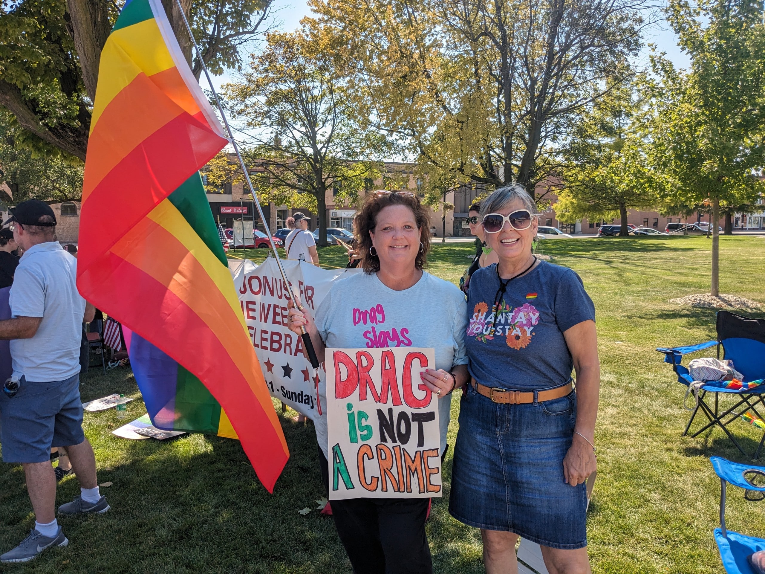 Scenes from the Drag Ban Protest in Celina [GALLERY] – The Buckeye Flame